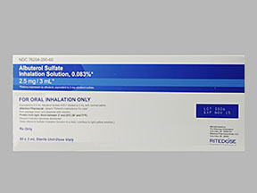 ALBUTEROL .083% INH SOLN - First Veterinary Supply