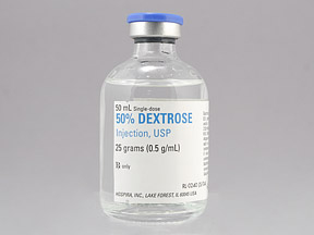 DEXTROSE 50% INJ FTV ADD 25X50ML - First Veterinary Supply