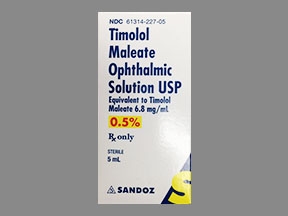 TIMOLOL MALEATE OPT SOL .5% [SANDO - First Veterinary Supply