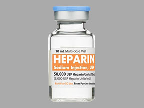 HEPARIN 5000U/ML M-D VIAL 25X10ML - First Veterinary Supply