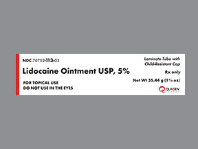 LIDOCAINE 5% OINT - First Veterinary Supply